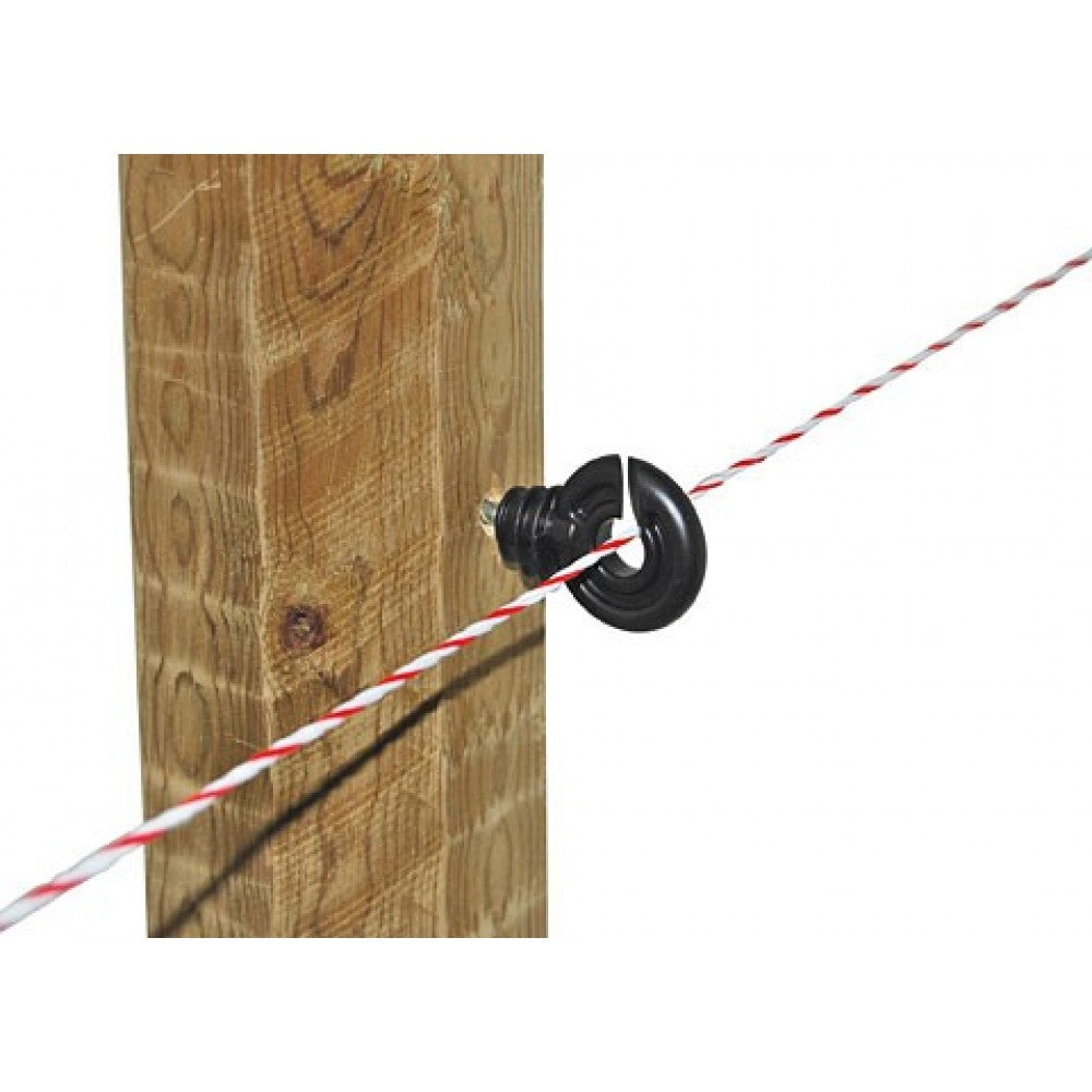 Izolator gard electric inelar pentru fir, set 25 bucati, PROFESIONAL ...